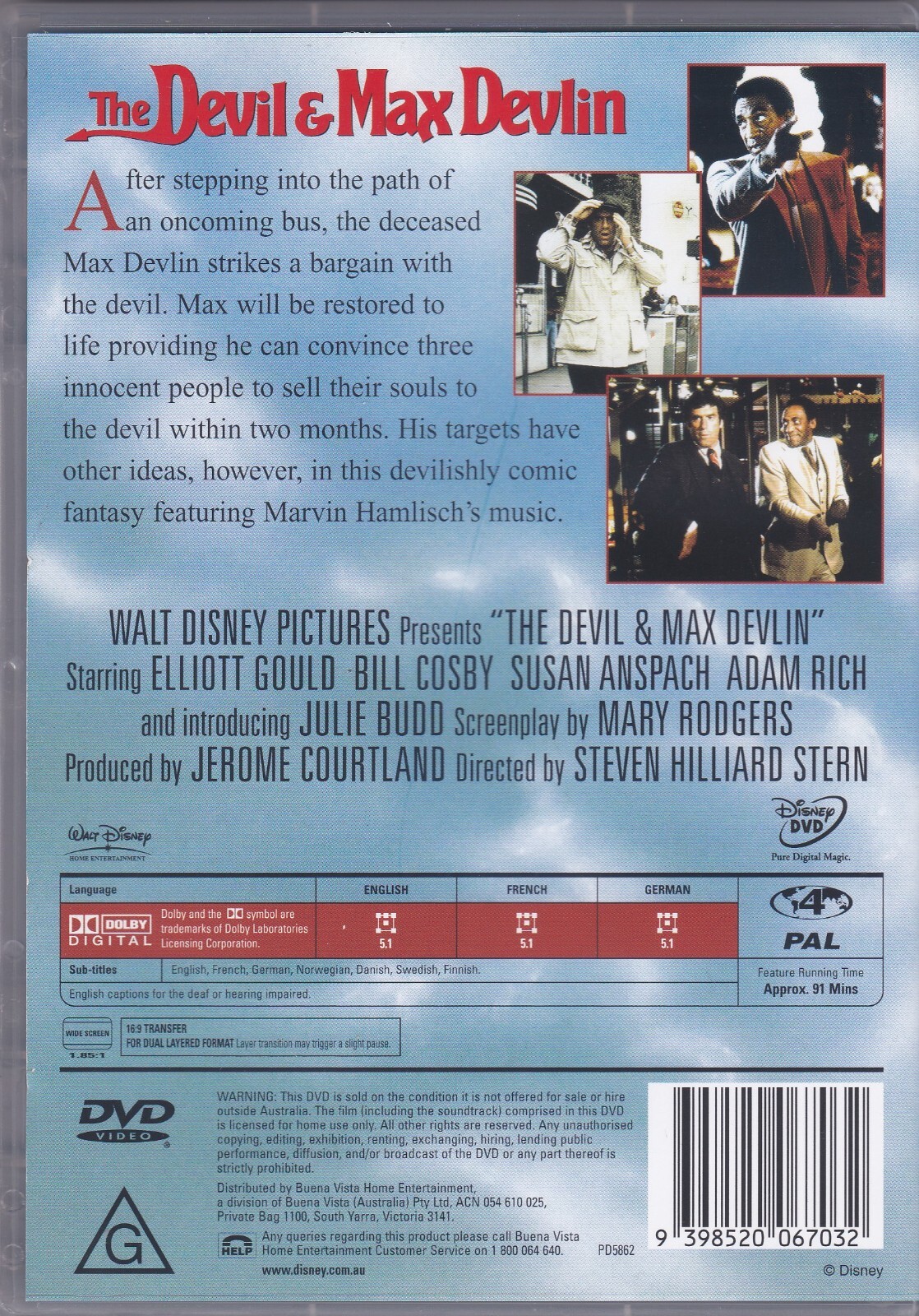 Devil and Max Devlin, the (DVD, 1981) for sale online | eBay
