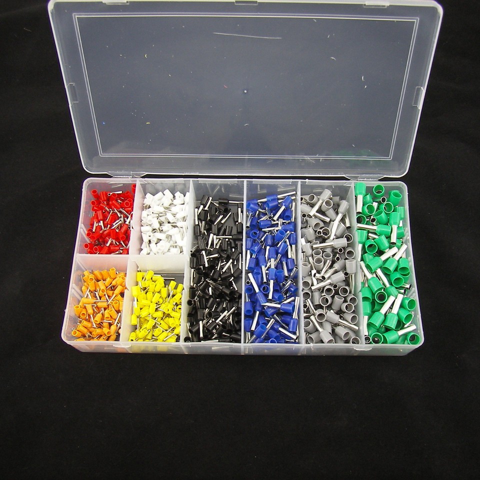 800pcs Assorted Crimp Terminal Insulated Electrical Wire Connector Set ...