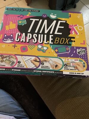 Anker Art Time Capsule Box Ready to Amaze Your Future Self Age 8+ NEW ...
