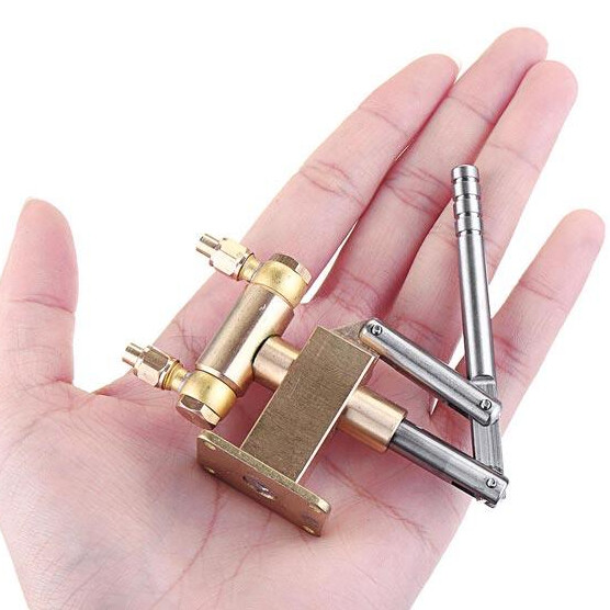 EngineXpert M8 Mini Steam Boiler Hand Pump - Brass & Steel, 1/4" x 40 ...