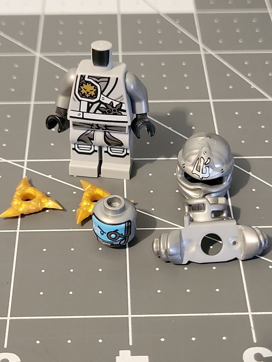 Lego Ninjago Titanium Ninja Zane Minifigure W Silver