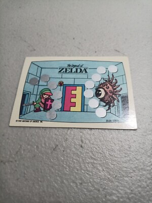 1989 Topps Nintendo Scratch-Off Game The Legend of Zelda Screen 7 | eBay