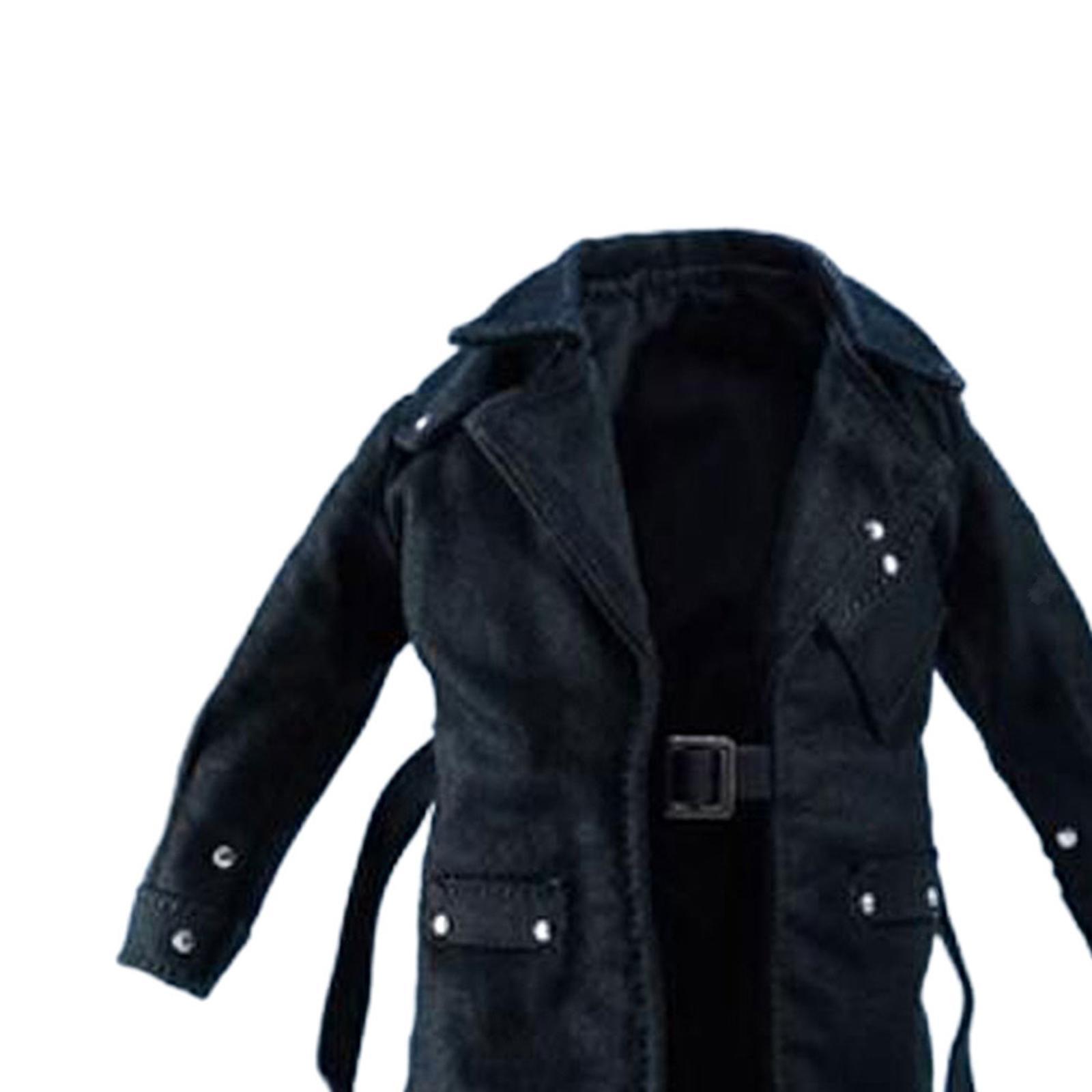 1/12 Scale Wired Trench Coat Casual Retro Fashion Male Figure Coat ...