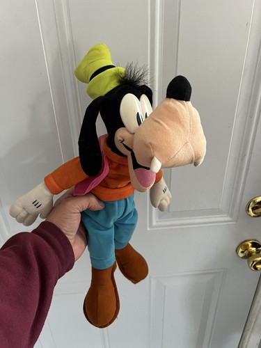 Disney Mattel Goofy Plush Dog Stuffed Animal Arco Toys Green Hat Orange ...