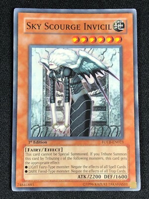 YUGIOH SKY SCOURGE INVICIL FOTB-EN023 1ST SUPER NM | eBay
