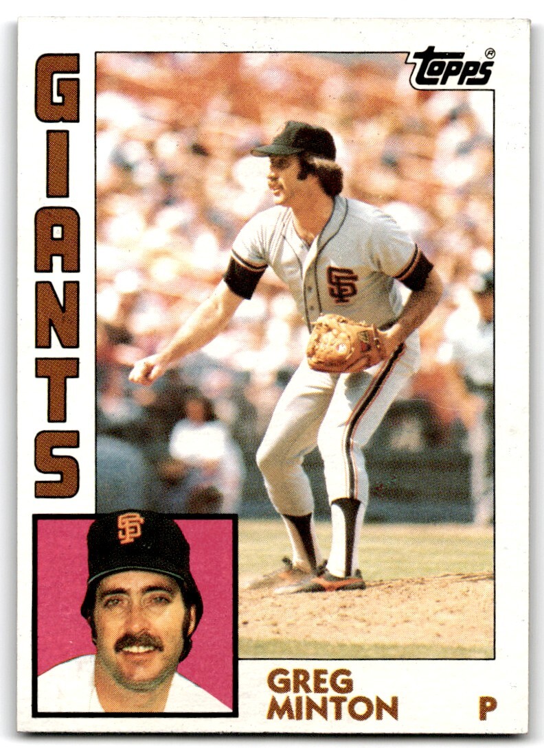 1984 Topps Greg Minton San Francisco Giants #205 | eBay