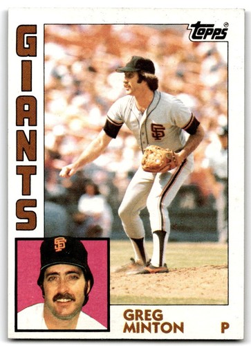 1984 Topps Greg Minton San Francisco Giants #205 | eBay