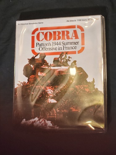 Vtg Rare SPI Cobra Patton's 1944 Summer Offensive in France War ...