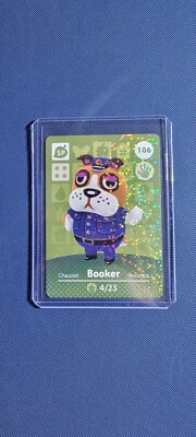 Booker #106 Animal Crossing Amiibo Card Series 2 NEVER SCANNED | eBay