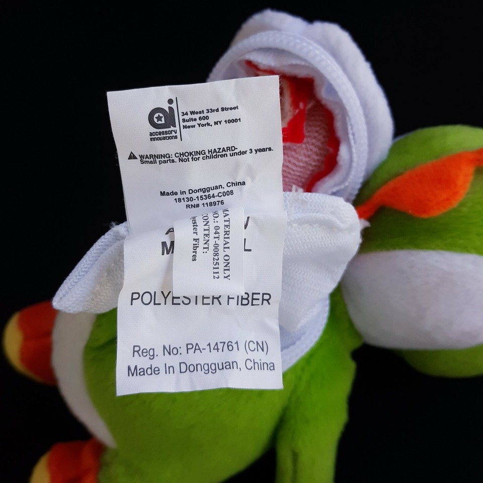 Yoshi Super Mario Plush Stuffed Animal Toy Zippered Stash Pouch ...