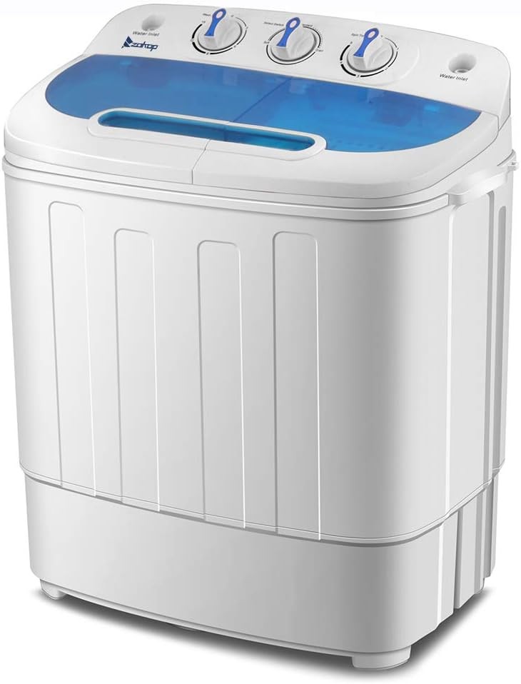 15LBS Portable Washing Machine, Compact Mini Washer Machine & Dryer ...