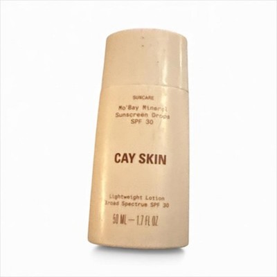 Cay Skin Ro'Bay Mineral Sunscreen Drops SPF 30 Lightweight Lotion 50ml ...