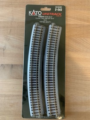 Kato HO Unitrack 730MM Radius Curves 4pk [New In Packaging] | eBay ...