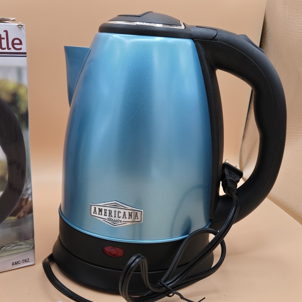 Americana Classics Electric Kettle 1.8L 1000 Watt Blue AMC-TK2 NEW | eBay