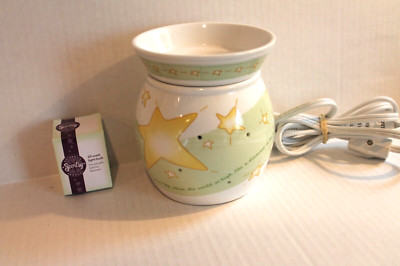 Scentsy Twinkle Twinkle Little Star Mid-Size Wax Warmer & New Bulb Baby ...