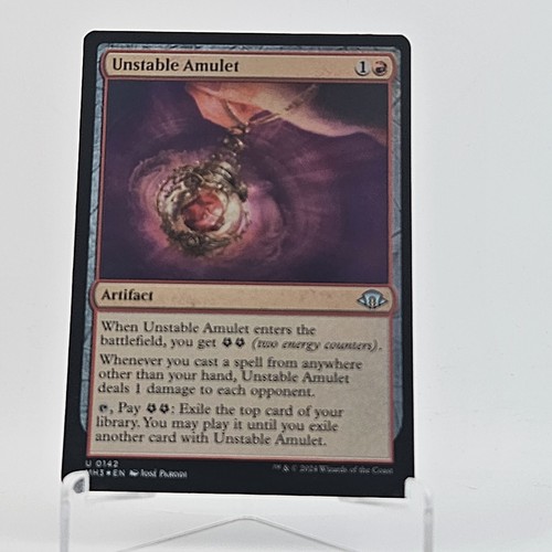 MTG Unstable Amulet Modern Horizons 3 0142 Foil Uncommon | eBay