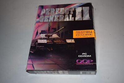 Perfect General II 2 PC CD-ROM 1994 Tactical Tank War Vintage PC Game ...