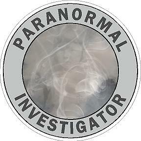 Paranormal investigator, Ghost Hunter, Reflective or Matte Vinyl Decal ...