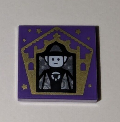 LEGO 2X2 TILE HARRY POTTER CHOCOLATE FROG CARD McGONAGALL PART ...
