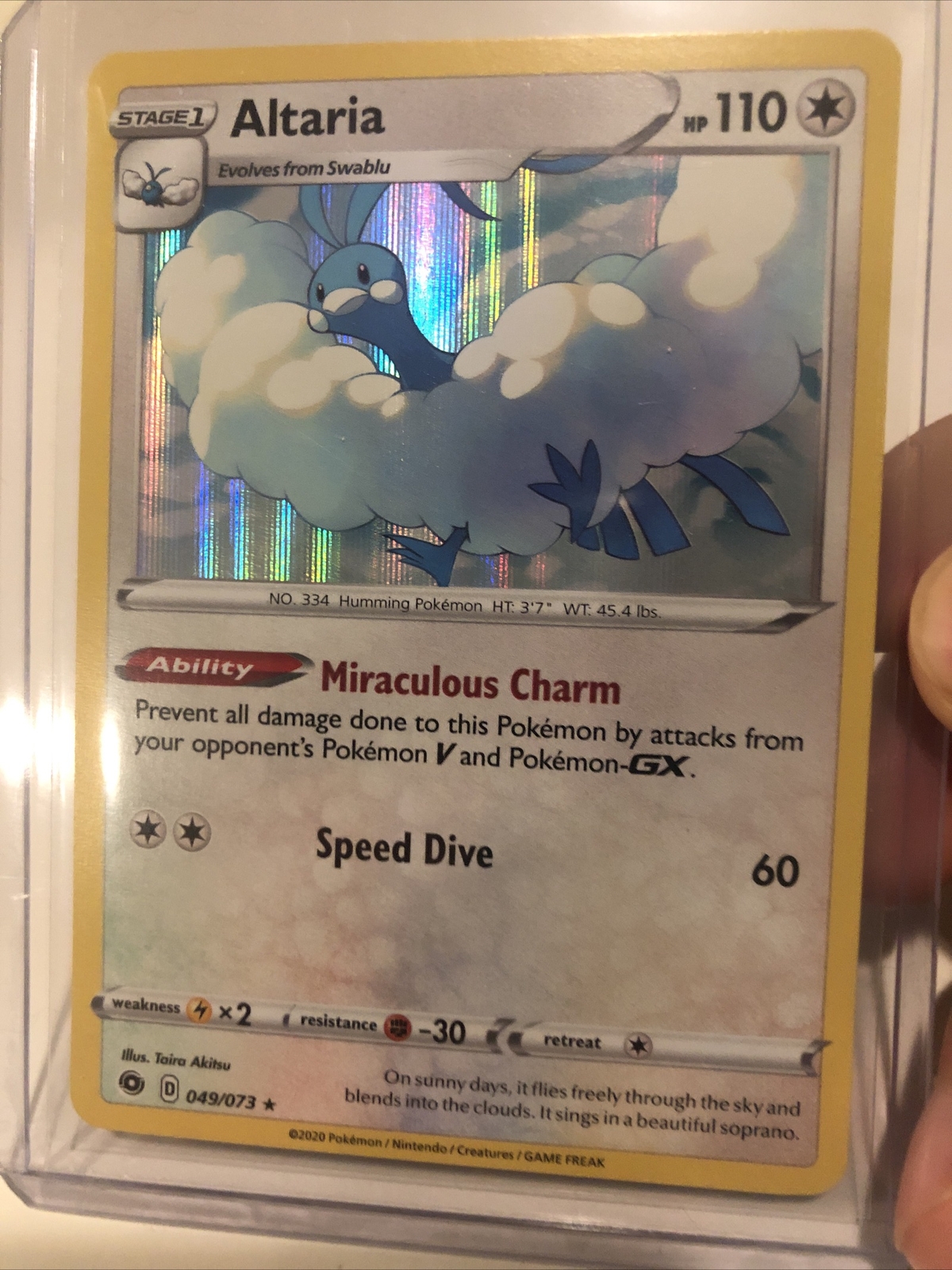 Pokémon TCG Altaria Champion's Path 049/073 Holo Holo Rare Near Mint | eBay