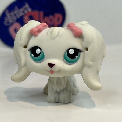 MALTESE DOG #65 - Authentic Littlest Pet Shop - Hasbro LPS | eBay
