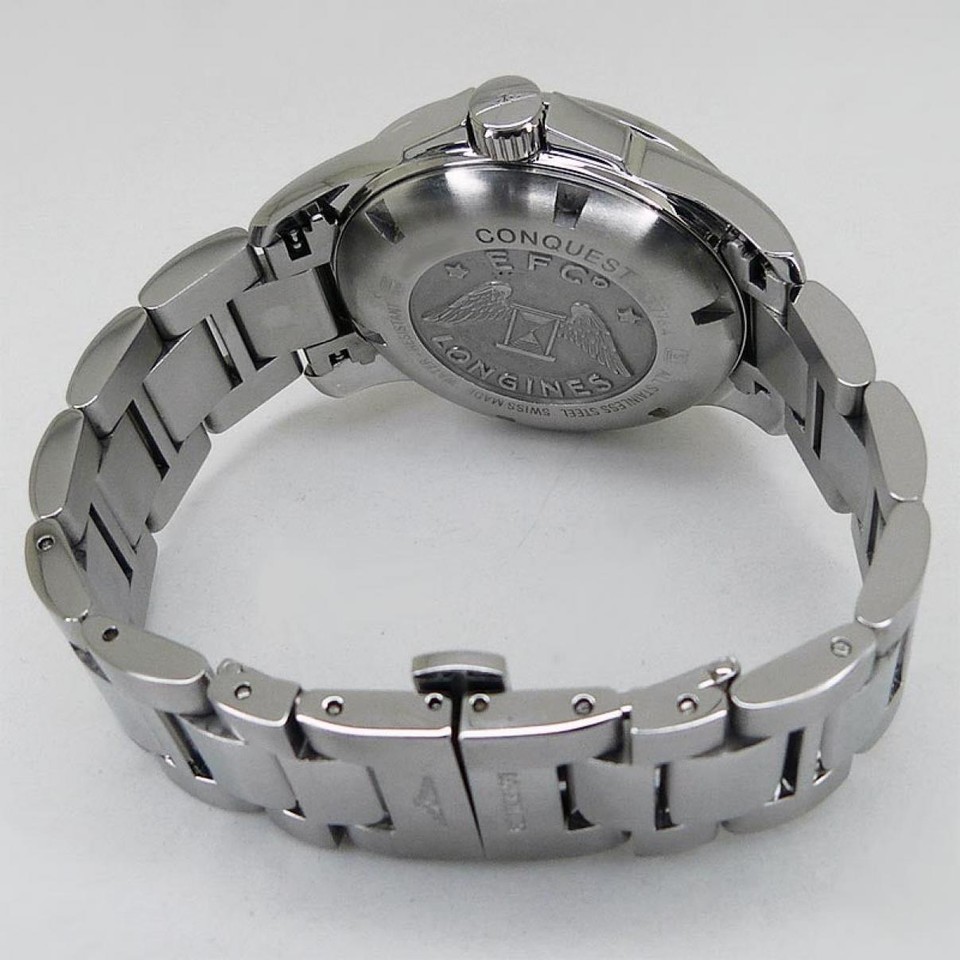 LONGINES Watch L3.776.4.99.6 Conquest Automatic Blue dial 39mm 300M ...