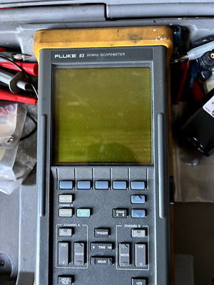 Fluke 93 Industrial Scopemeter 50 MHz 2 channel With Cables No Power ...