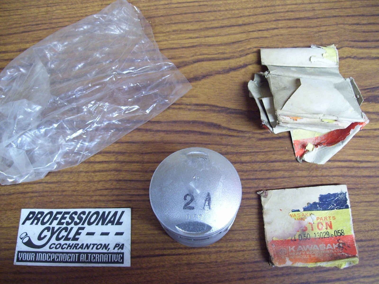 Kawasaki Z1 900 KZ900 LTD NOS .50mm .020" Oversize Piston OEM 13029-058 ...