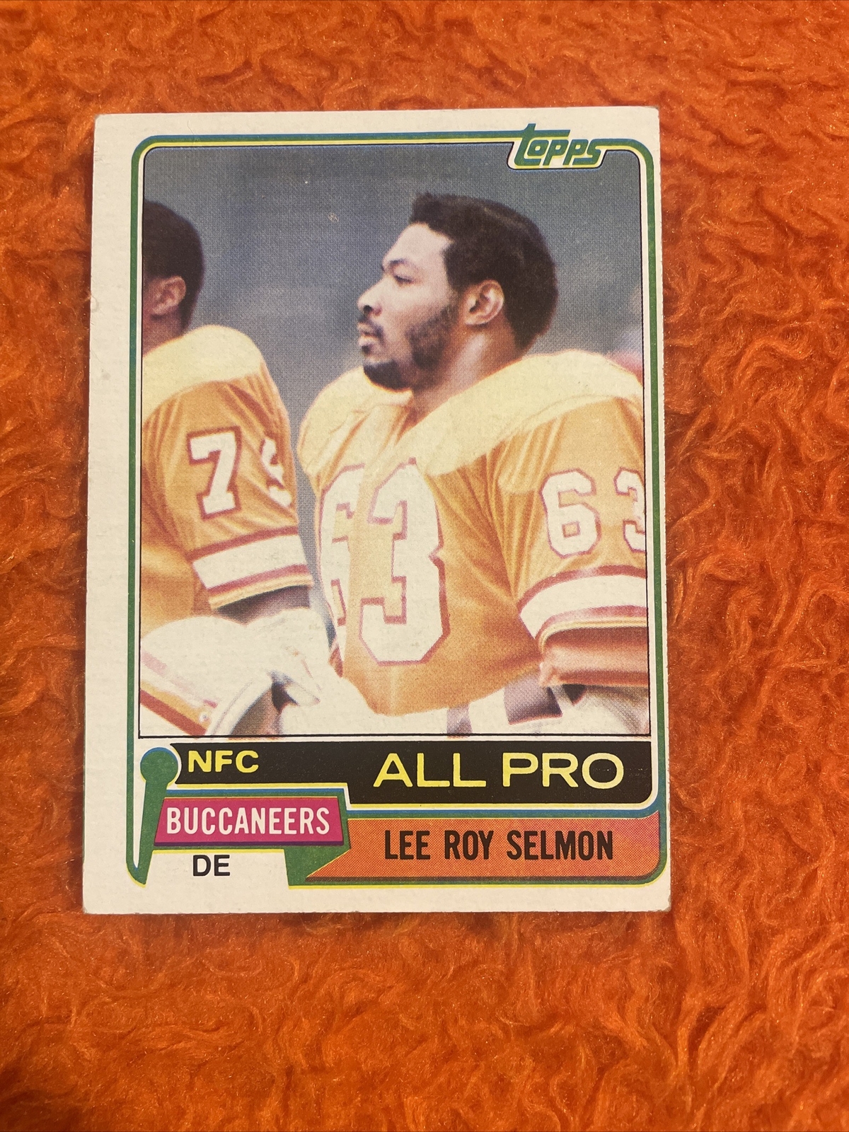1981 TOPPS LEE ROY SELMON TAMPA BAY BUCCANEERS #410 | eBay