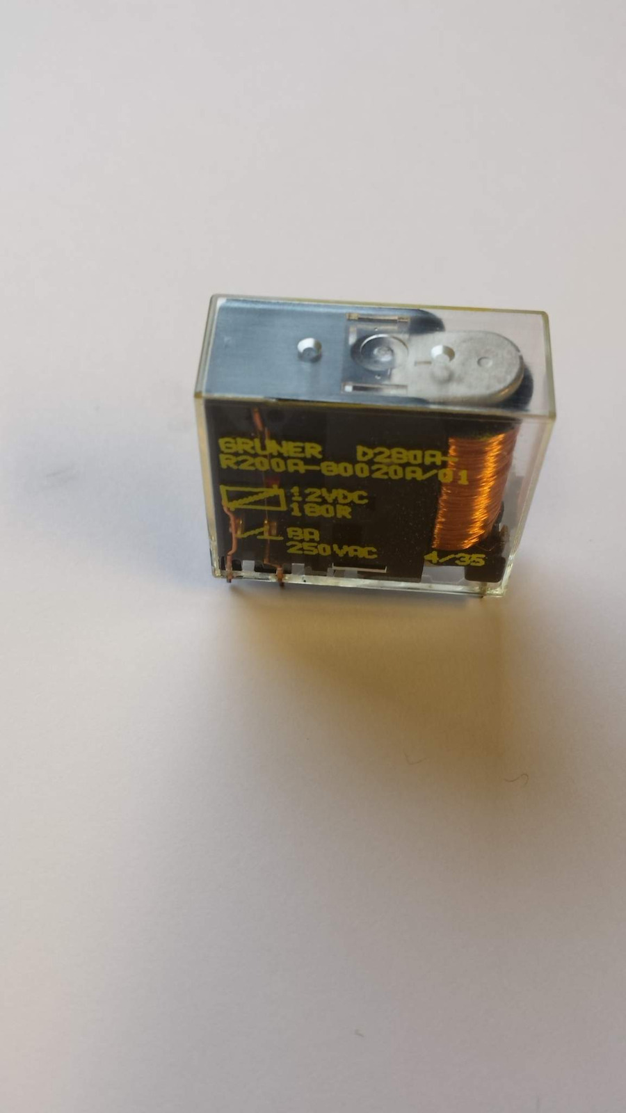 GRUNER D280A-R200A-G0020A/01 12VDC Relay | eBay