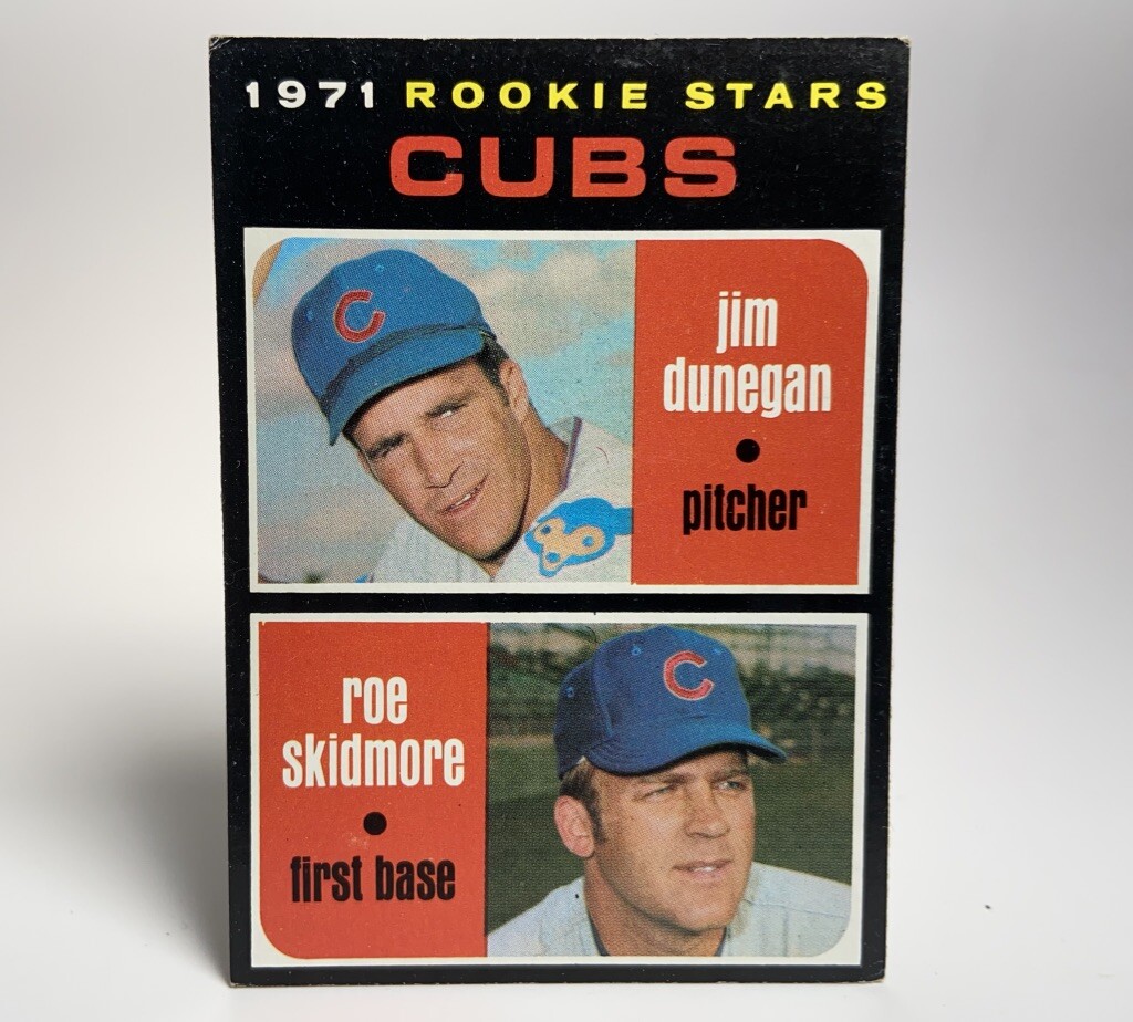 1971 Topps #121 Cubs Rookie Stars Jim Dunegan & Roe Skidmore EX-MT | eBay