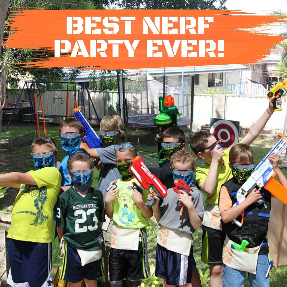 Wishery Nerf Party Supplies favors for Nerf Guns N Strike Elite 12 Kids ...