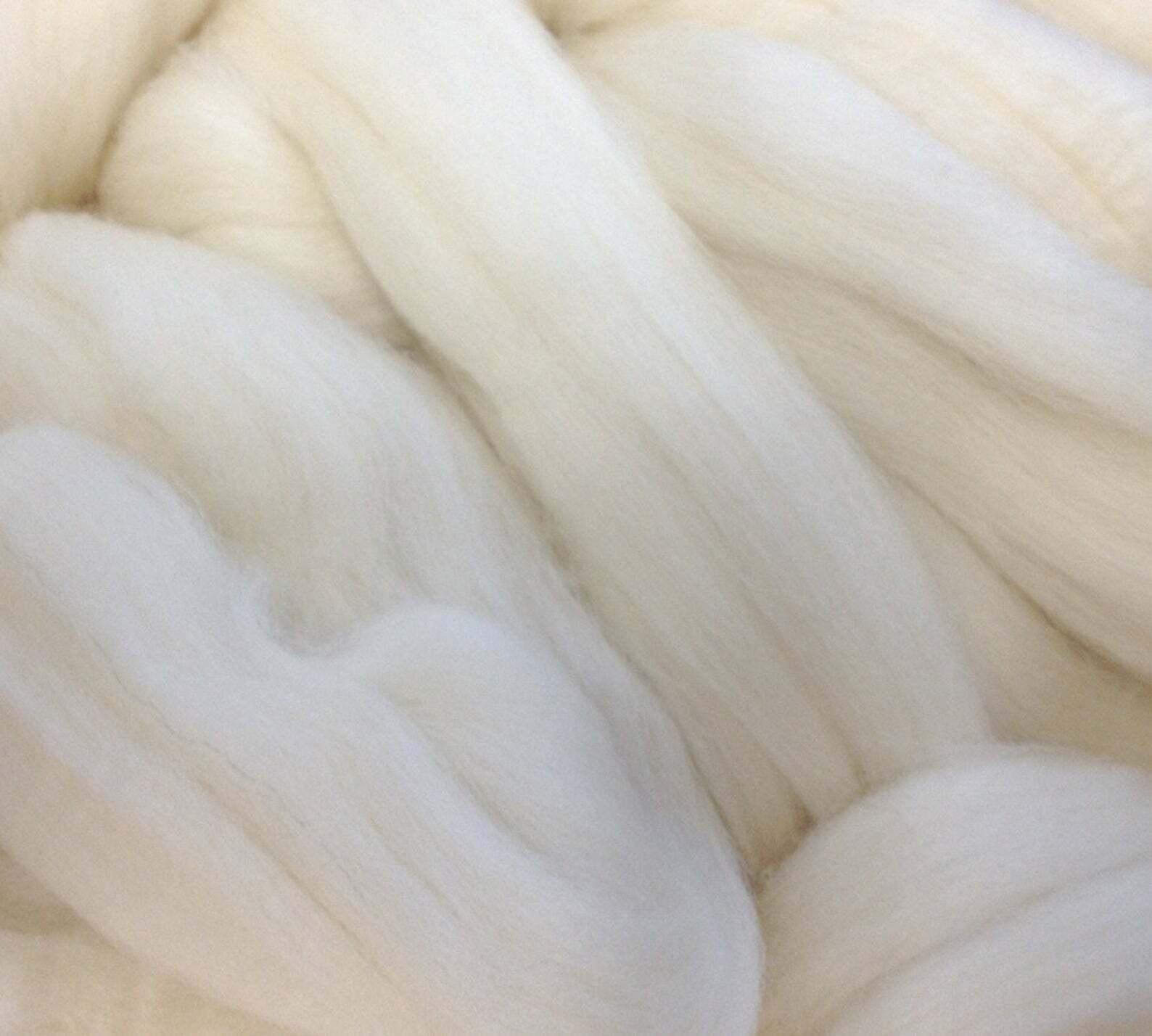 White Wool. Felting, Spinning Fiber, Eco Peruvian Highland, OEKO-TEX ...