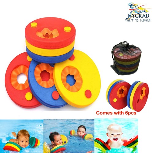 Kids Swimming Float Discs Foam Swim Arm Bands Pool Set for Children(6 ...