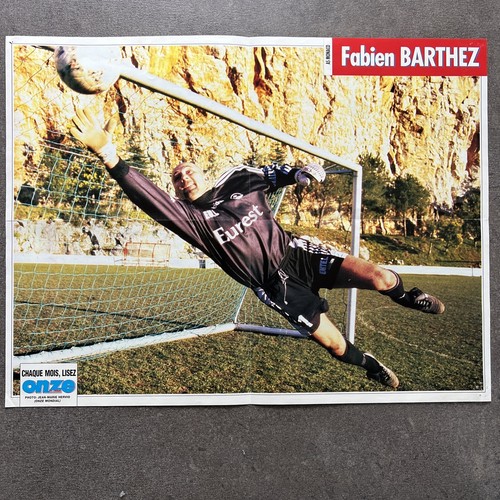POSTER FABIEN BARTHEZ ONZE MONDIAL AS MONACO 🇲🇨 1995 FRANCE | eBay