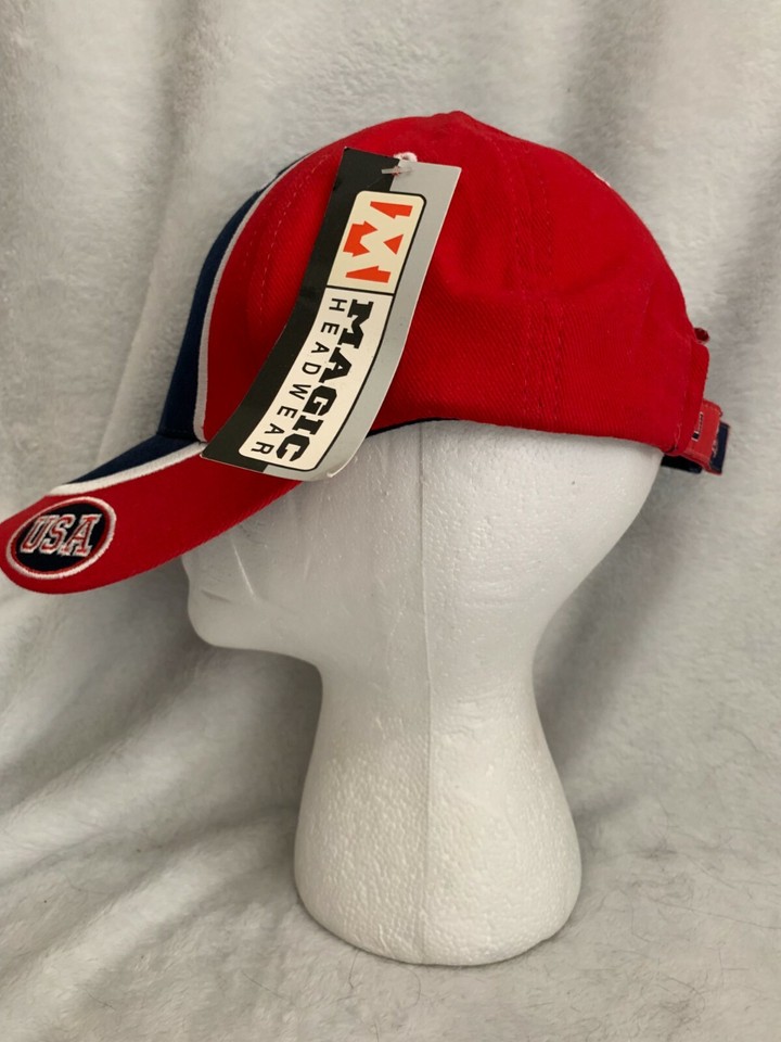 Union Pacific hat NWT Red White Blue Adjustable Railroad cap USA ...