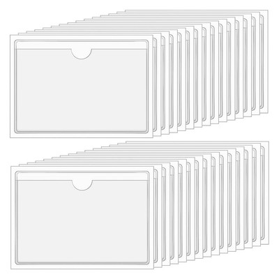 Tasche Adesive Trasparenti Tasche per Schede da 4X6 Pollici Buste ...