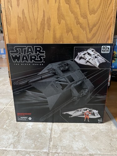 HASBRO STAR WARS BLACK SERIES SNOWSPEEDER WITH DAK RALTER 6" FIGURE SET ...