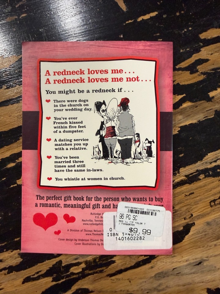 Jeff Foxworthy Red is the Color of My True Love's Neck Humor Joke Funny ...