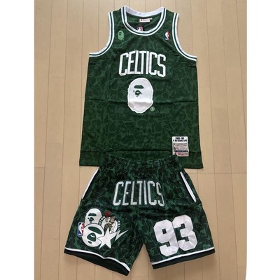 A BATHING APE Boston Celtics Basketball Jersey Set Up Size L Unused ...