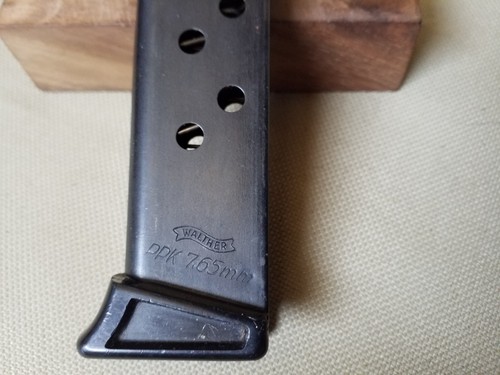 Original Walther PPK 7.65 post war magazine. finger rest. | eBay