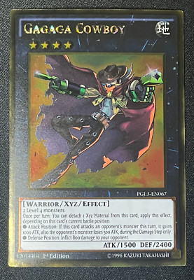 Gagaga Cowboy PGL3-EN067 Gold Rare 1st Edition Near Mint Yugioh | eBay