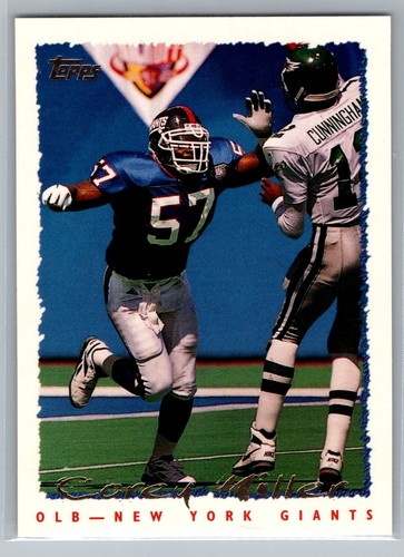 1995 TOPPS CARD # 258 Corey Miller - New York Giants | eBay