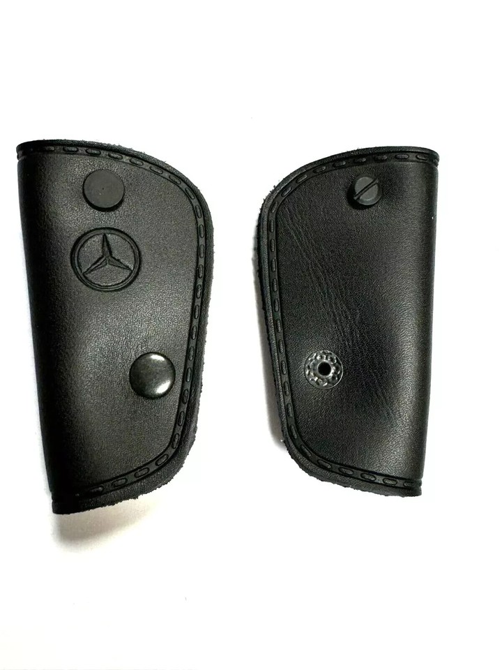 Classic Blade Style Key Holder Cover Leather for Mercedes R107 W108 ...