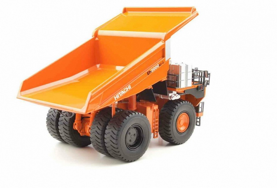 1/87 Scale Hitachi EH5000AC-3 Dump Truck Diecast Model Collection Toy ...