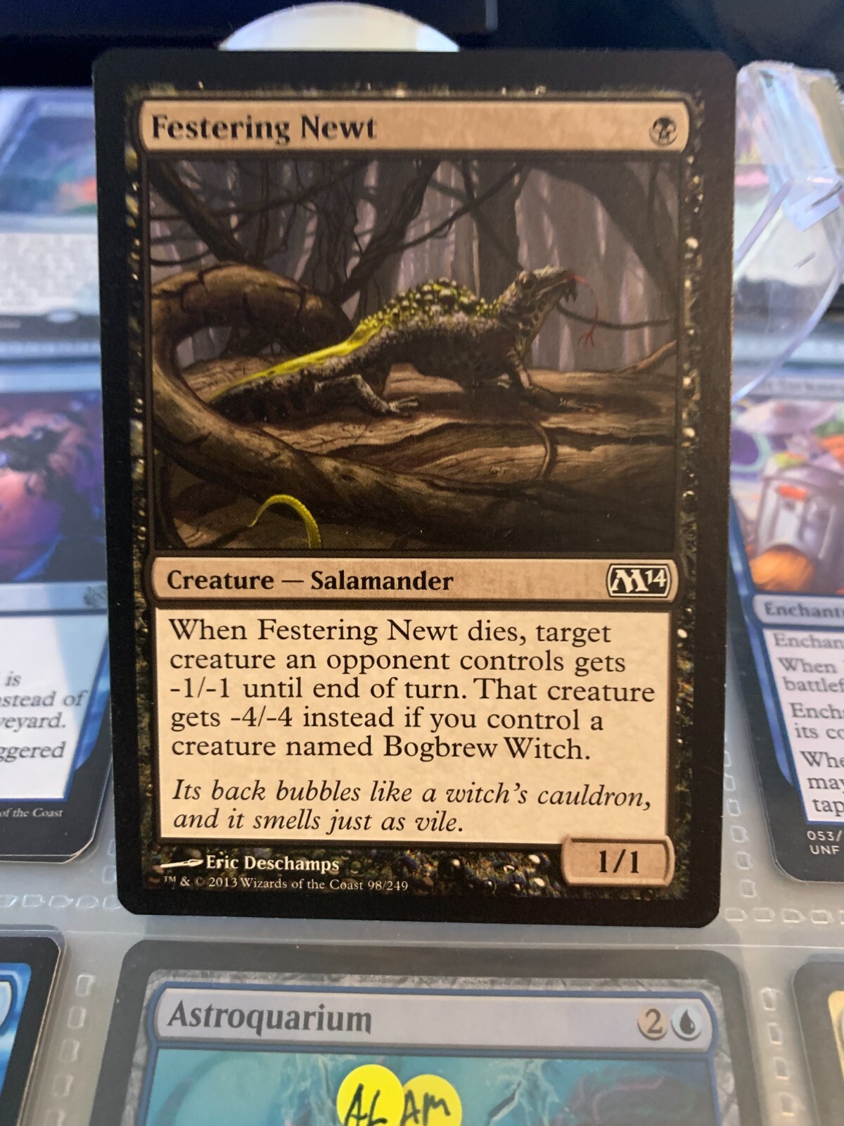 MTG+Festering+Newt+Magic+2014+98%2F249+Regular+Common for sale online ...