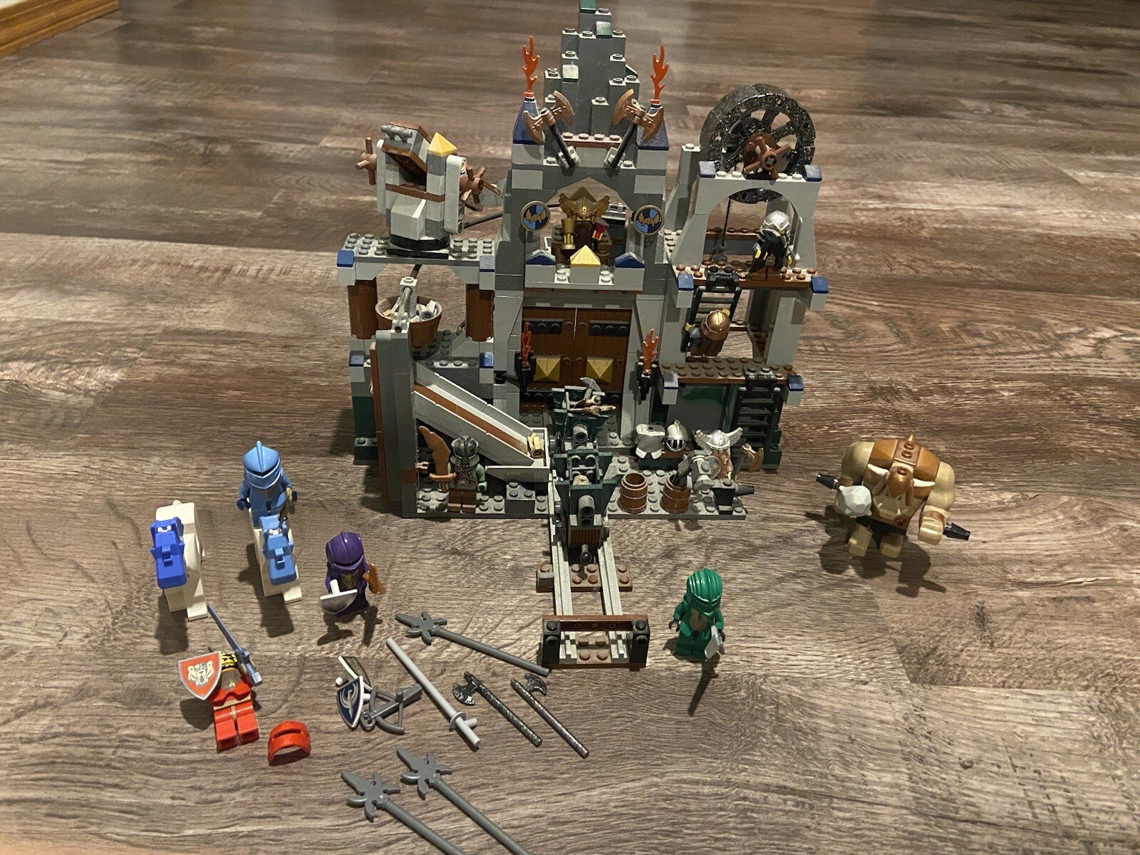 LEGO Castle: Dwarves' Mine (7036) AND LEGO Knights Minifigures AND 8877 ...
