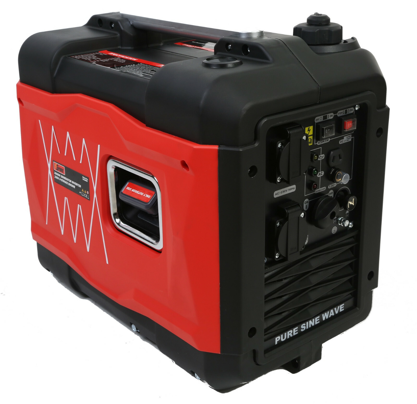 Spark Inverter 3000W Portable 4-Stroke Petrol Generator for sale online ...