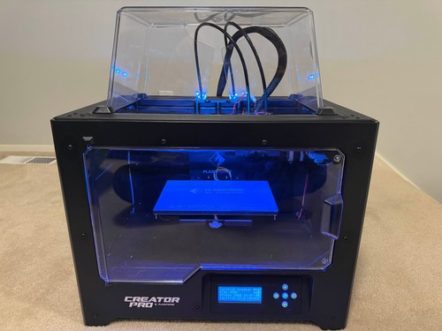 FLASHFORGE 3D Printer Creator Pro-Dual Extruder IDEX Dual Printing | eBay
