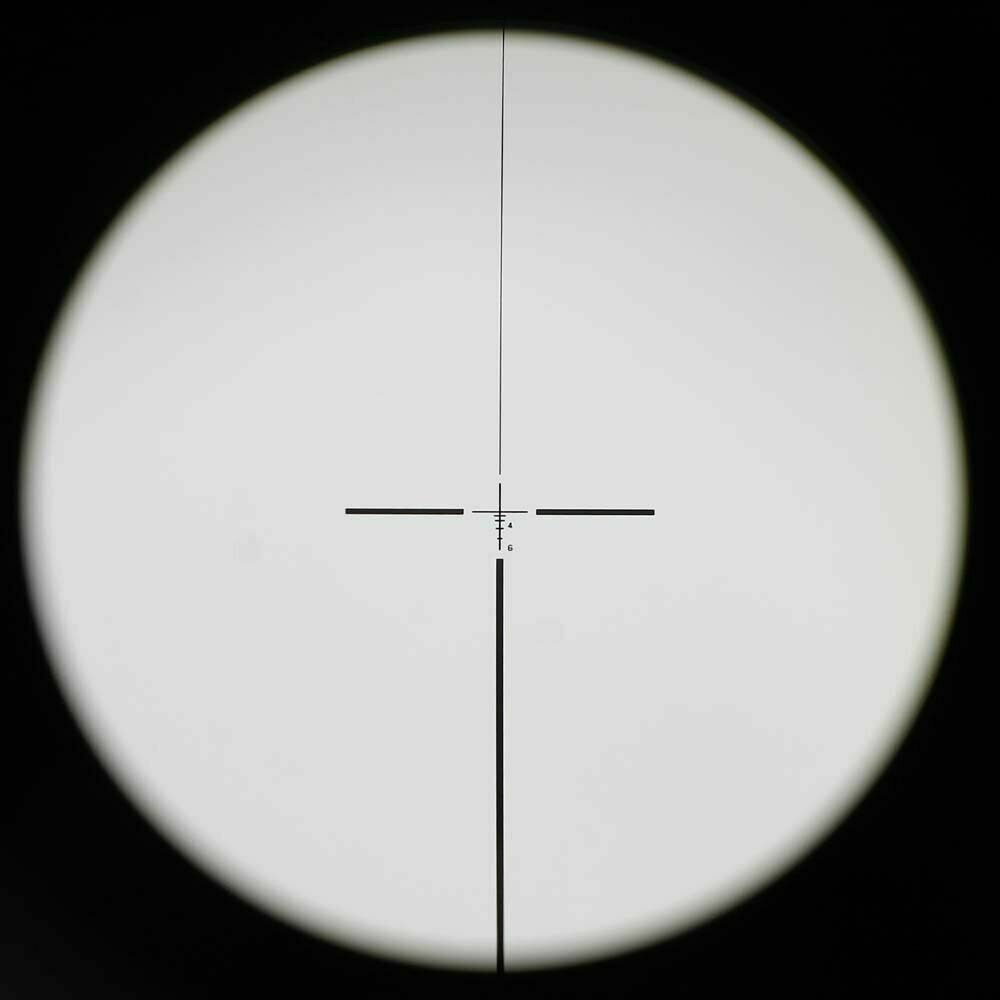 4X32 Prismatic Rifle Scope with Fiber Optic Sight Tri-illuminated BDC ...